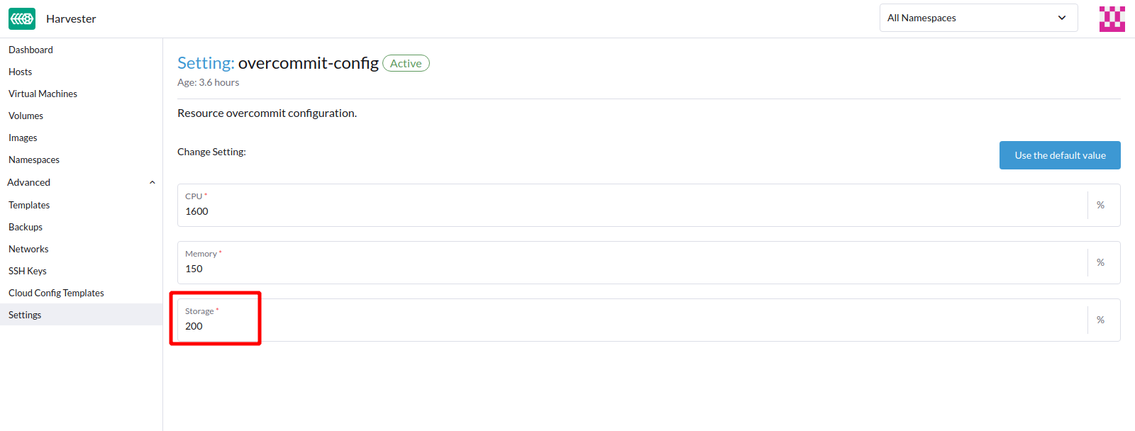 [BUG] Harvester didn't prevent user from creating VM with extra large volume size exceed ...