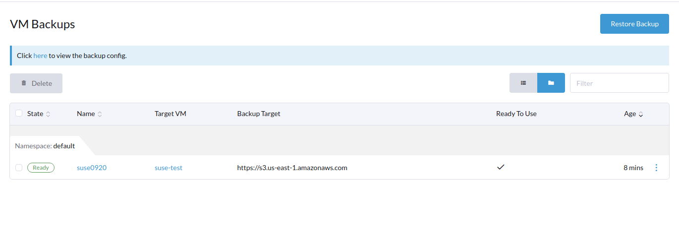 [BUG] vm cannot backup · Issue #2767 · harvester/harvester · GitHub
