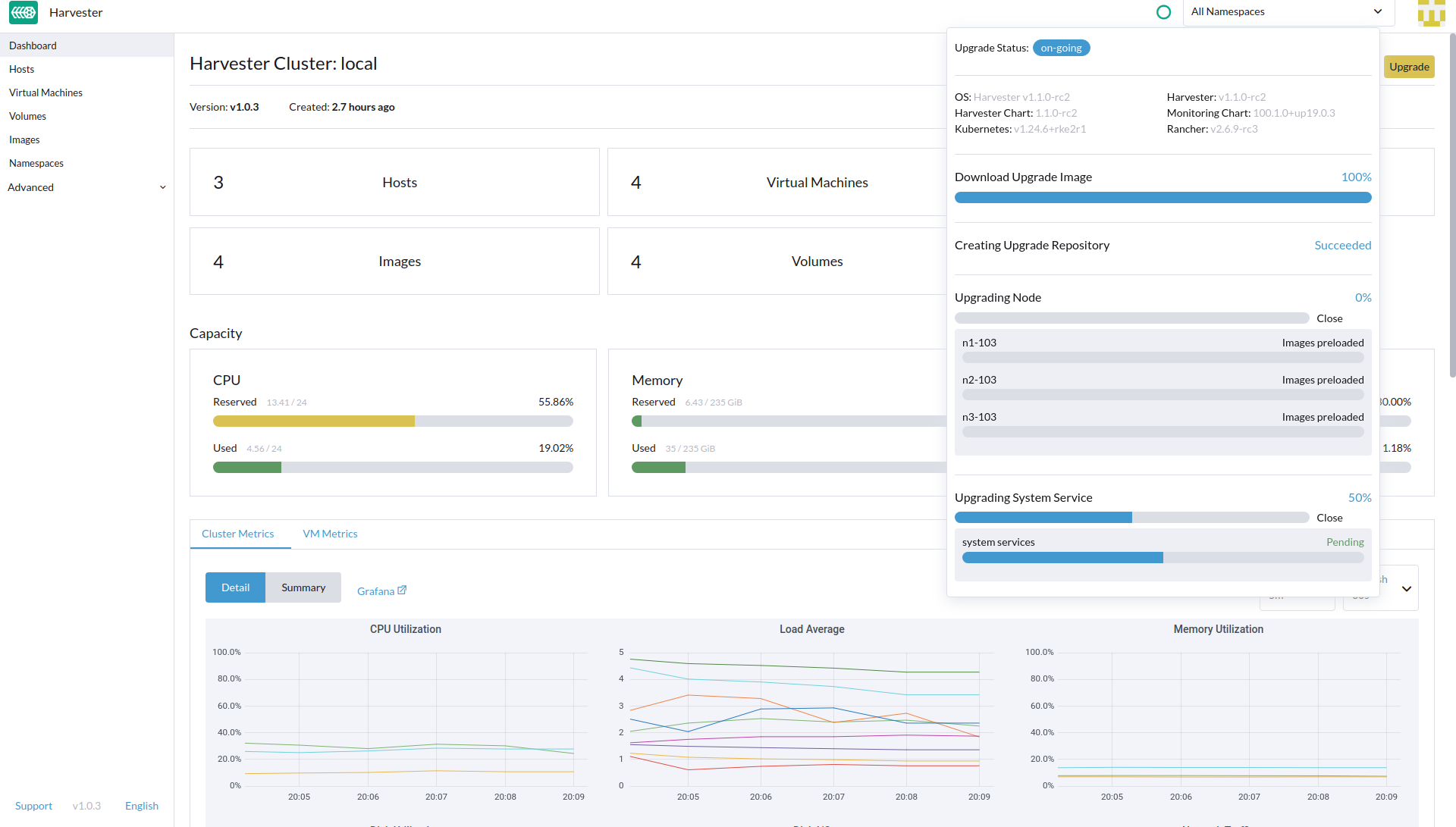 [BUG] Upgrade stuck in upgrading first node: Job was active longer than ...