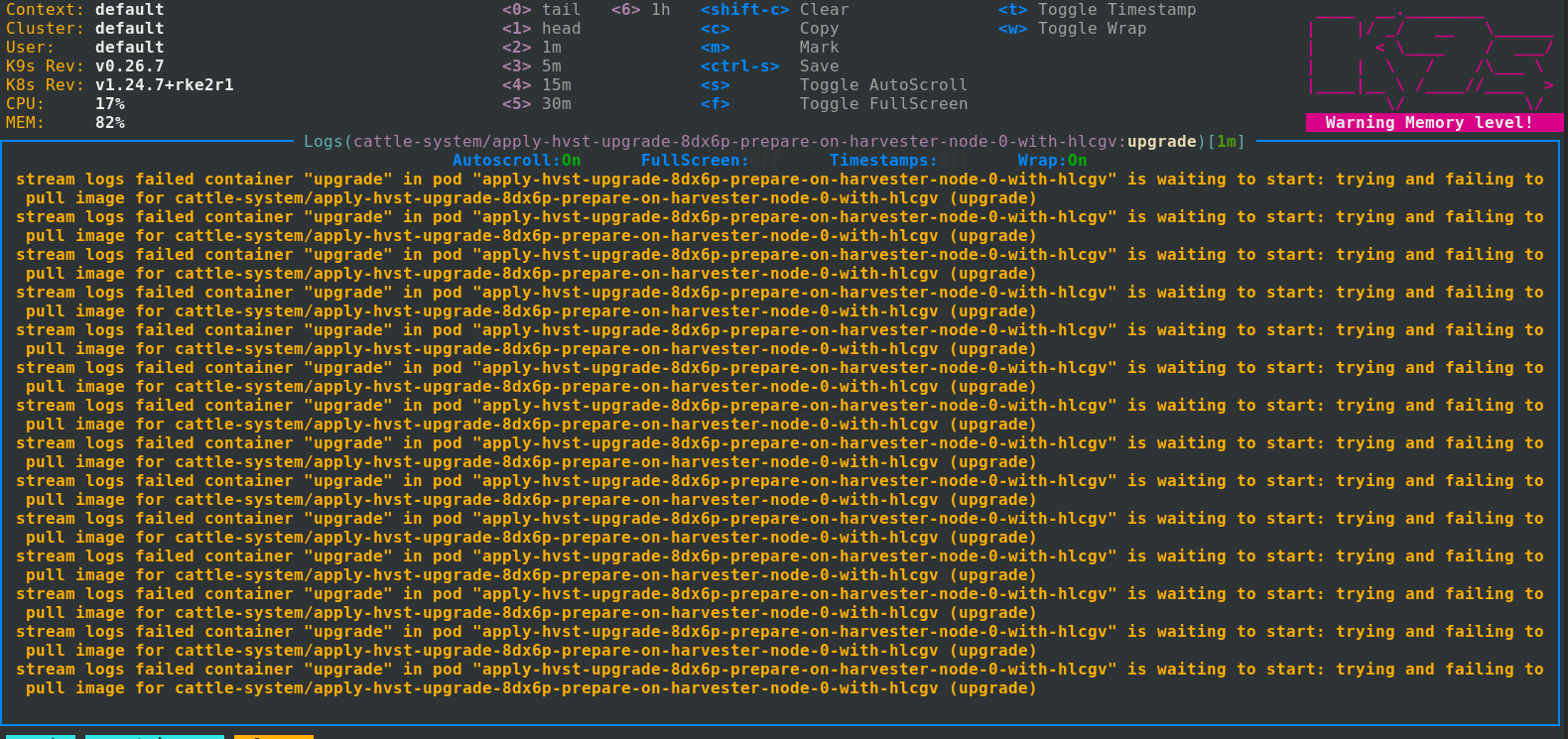 [BUG] Upgrade fails because upgrade-repo VM is not becoming healthy and gets deleted again ...