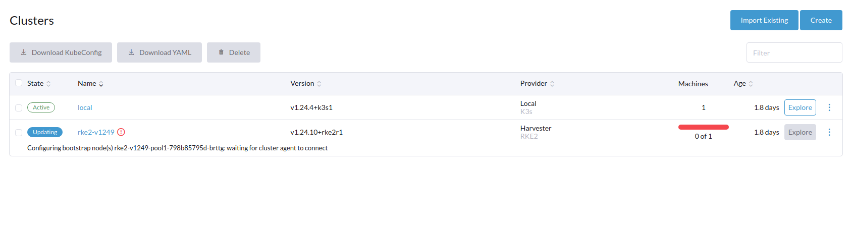 [BUG] After upgrade and cold start Harvester node, failed to recover RKE2 guest cluster with VM ...