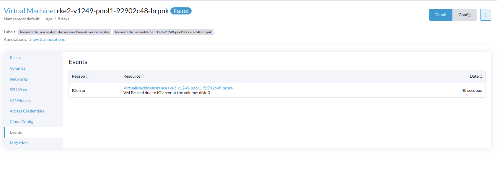 [BUG] After upgrade and cold start Harvester node, failed to recover RKE2 guest cluster with VM ...