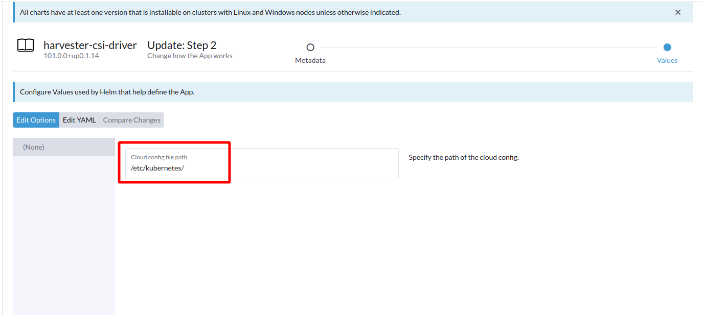 [BUG] Unable to install csi-driver on K3s guest cluster from Rancher, daemonsets stuck in ...