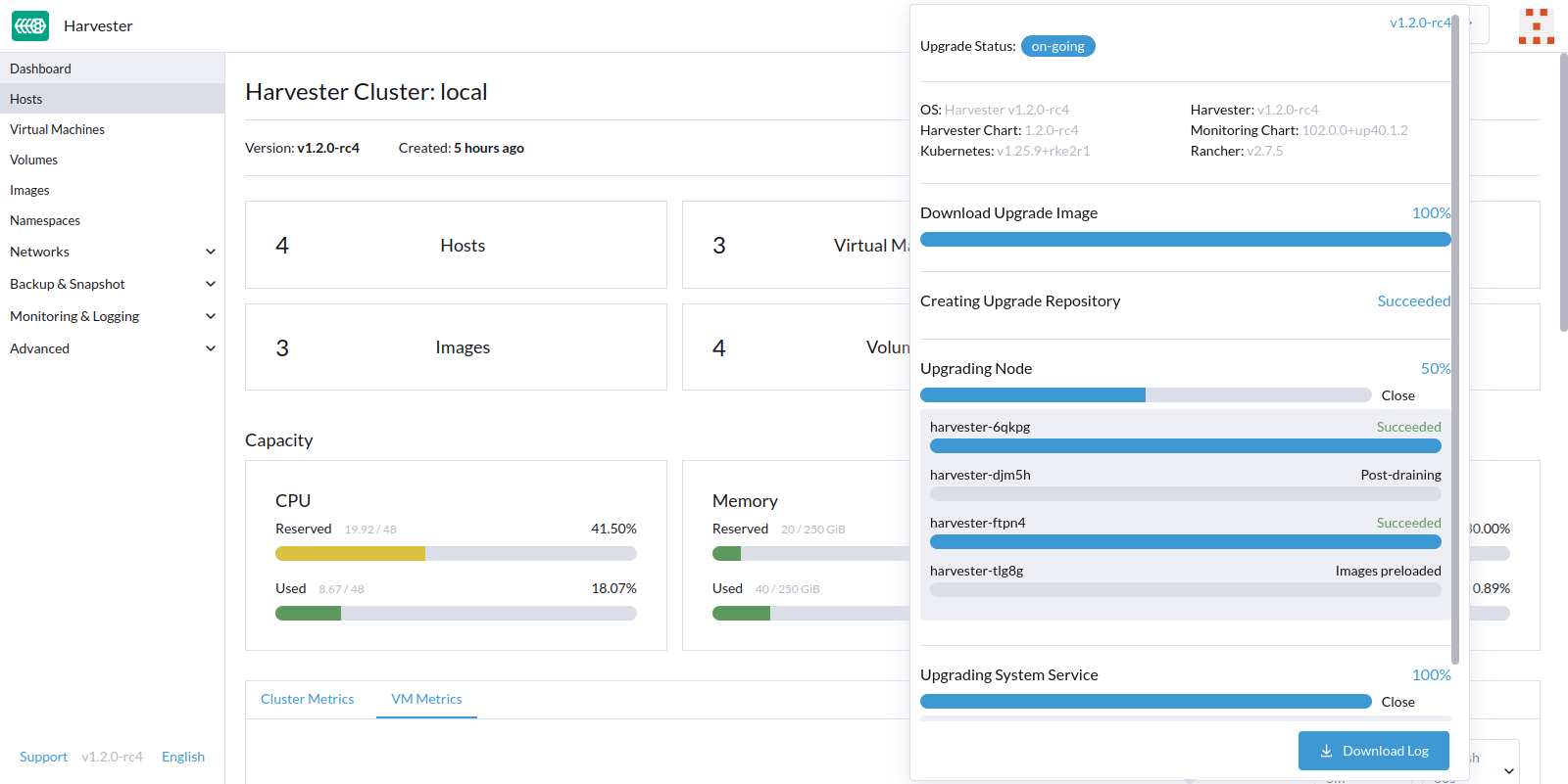 [BUG] Failed to upgrade 4 nodes from v1.1.2 to v1.2.0-rc4, stuck in post-draining on the third ...