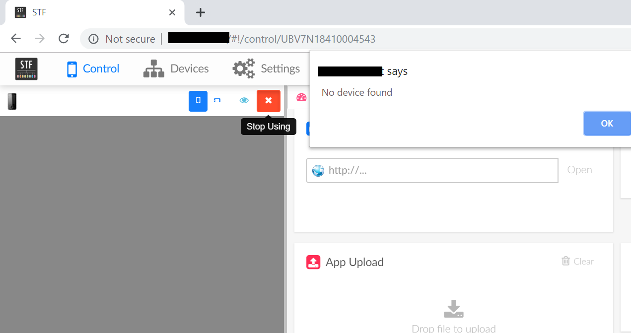 [websocket] Browser Cannot Display The Device Screen · Issue 888