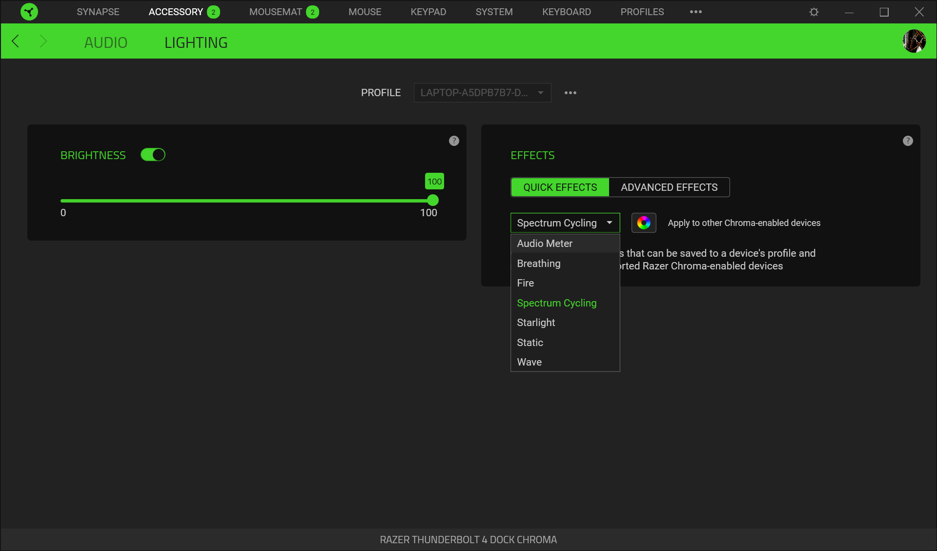 Support for Razer Thunderbolt 4 Dock Chroma · Issue #1506 · openrazer/openrazer · GitHub