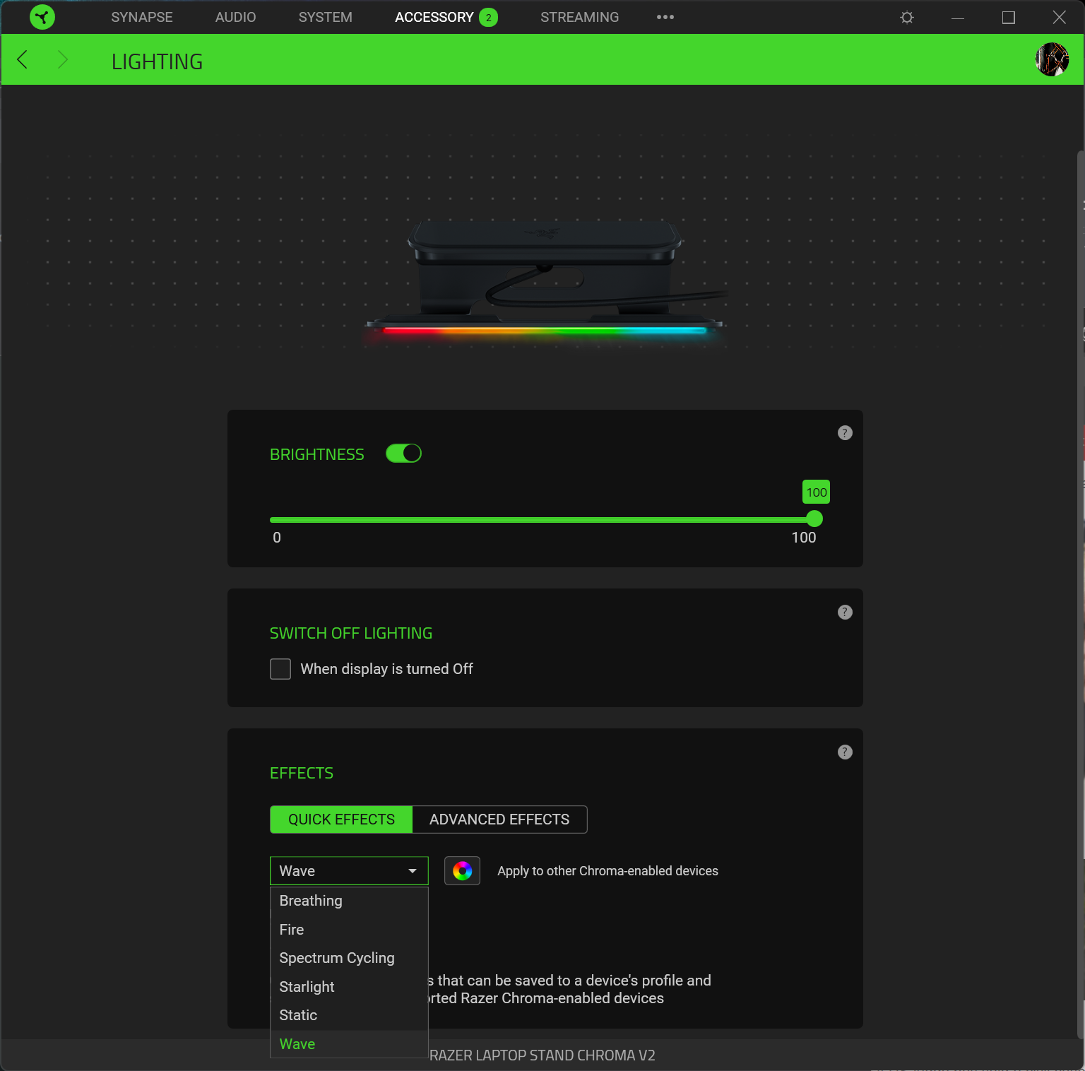 Support for Laptop Stand Chroma V2 · Issue #1730 · openrazer/openrazer · GitHub