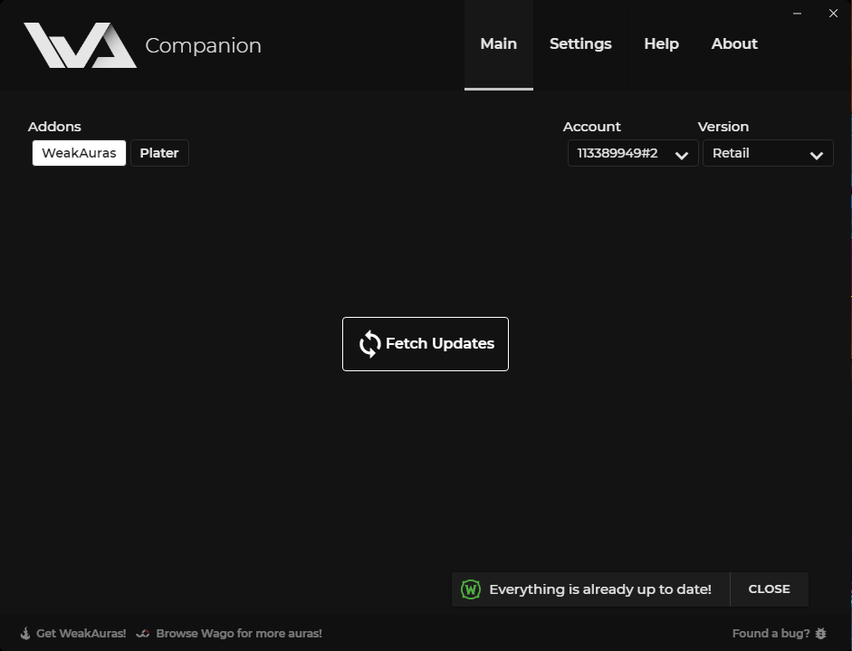 Companion app does not detect any installed WeakAuras · Issue #935 · WeakAuras/WeakAuras ...