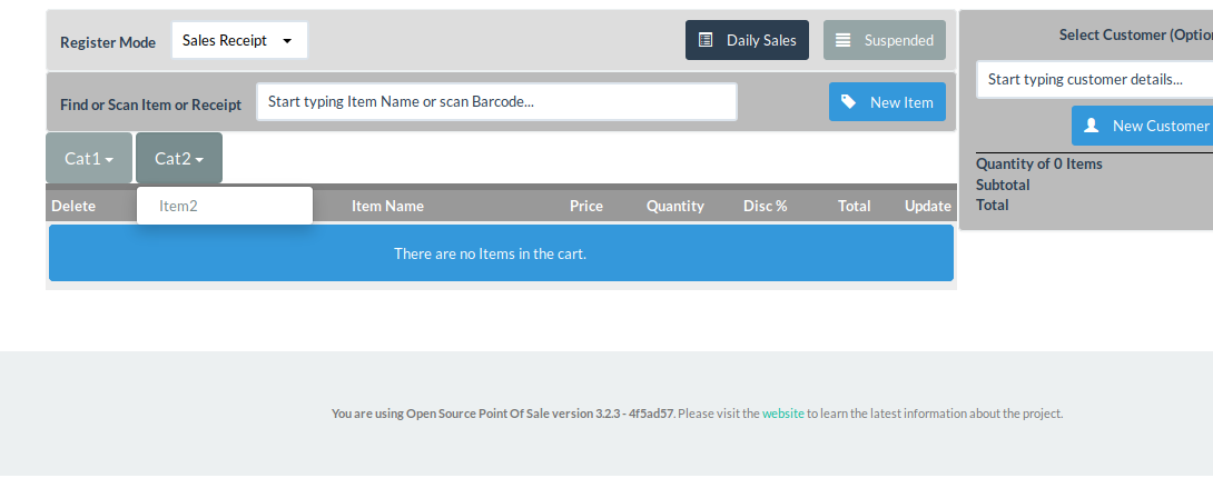 New Feature - Quick Picks Register · Issue #2164 · opensourcepos ...