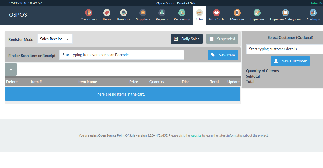 New Feature - Quick Picks Register · Issue #2164 · opensourcepos/opensourcepos · GitHub