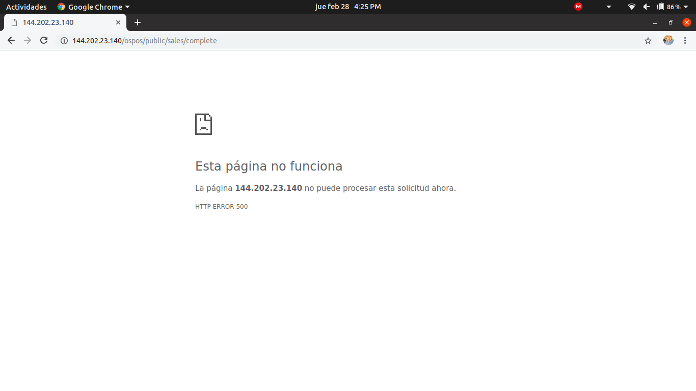 HTTP ERROR 500 WHEN COMPLETING SALE · Issue #2383 · opensourcepos/opensourcepos · GitHub