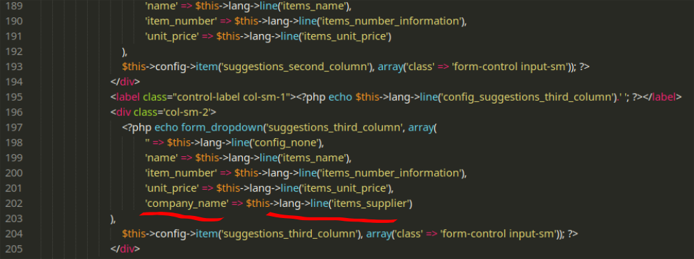 Search Suggestions Layout · Issue #2444 · opensourcepos/opensourcepos · GitHub