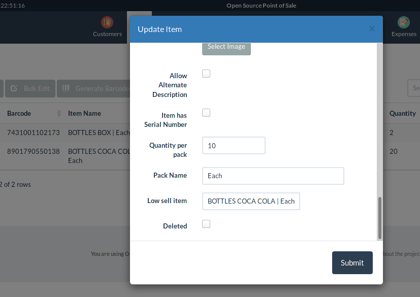 Search Suggestions Layout · Issue #2444 · opensourcepos/opensourcepos ...