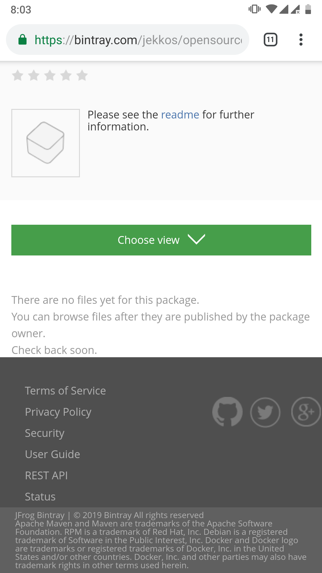 Jfrog bintray · Issue #2464 · opensourcepos/opensourcepos · GitHub