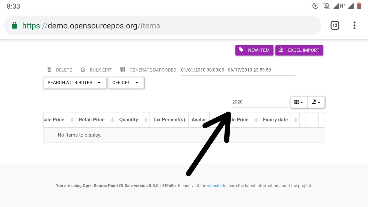 Datetime attribute · Issue #2441 · opensourcepos/opensourcepos · GitHub