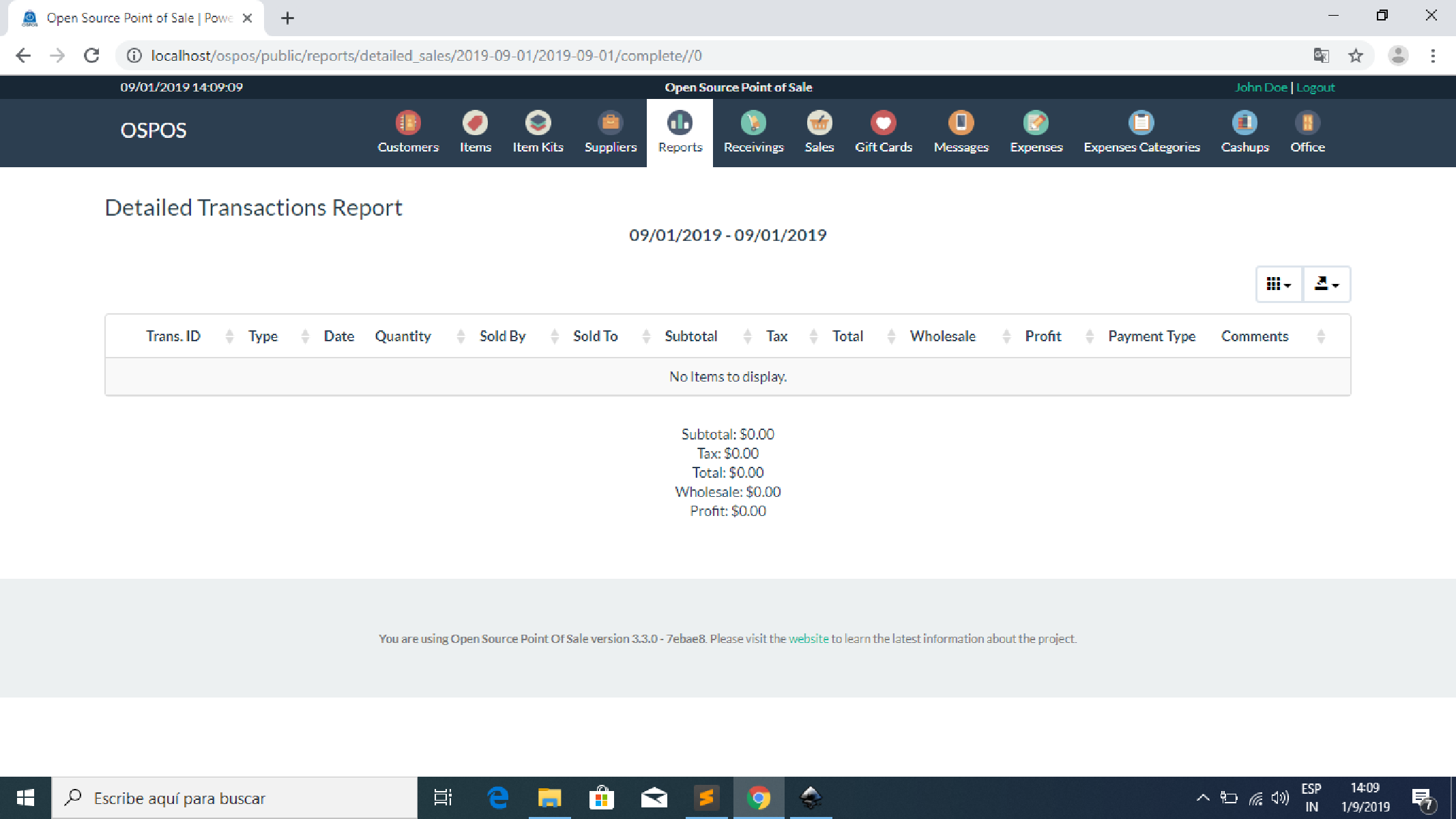 Detailed transaction report without items to display · Issue #2522 · opensourcepos/opensourcepos ...