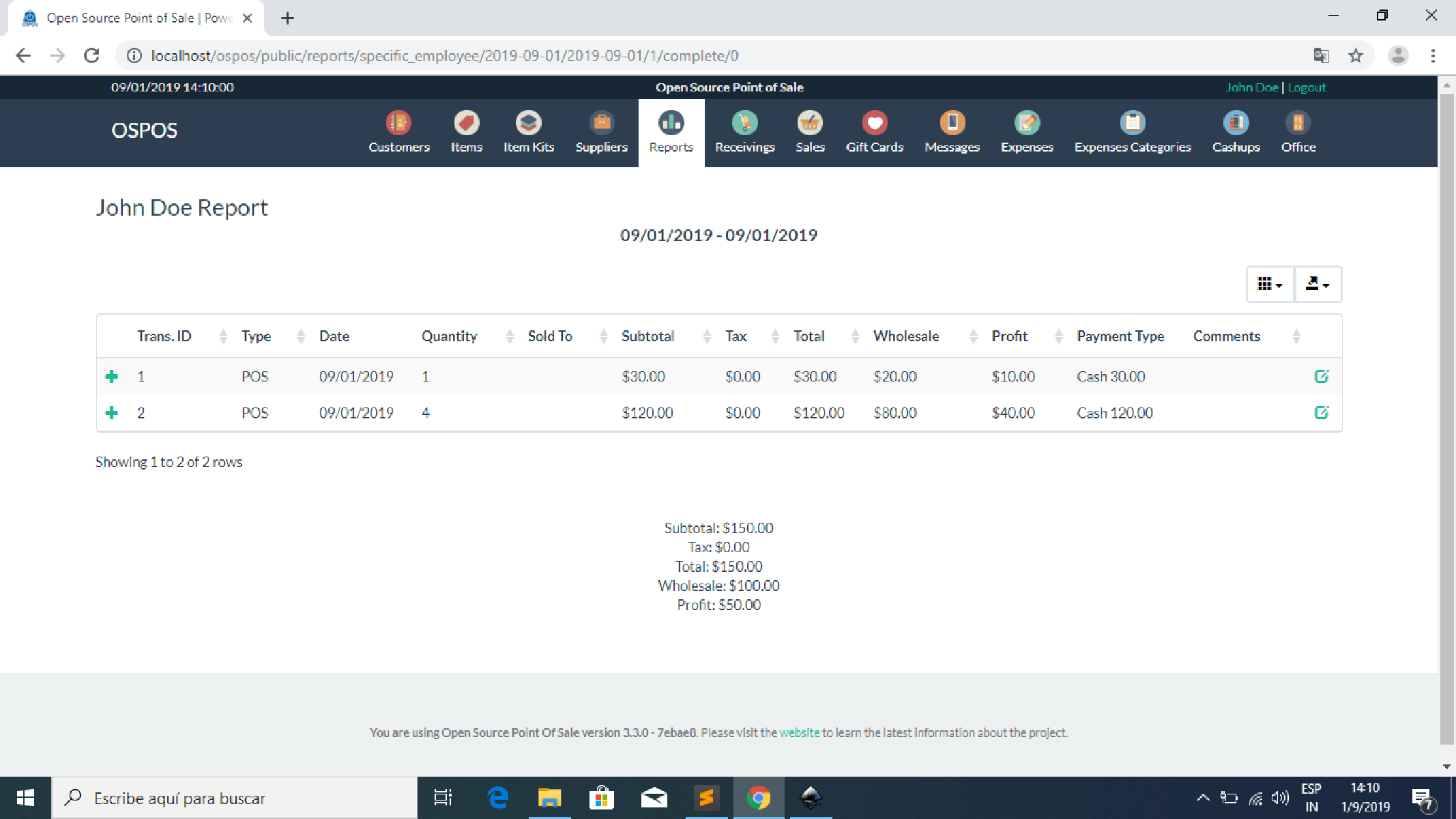 Detailed transaction report without items to display · Issue #2522 · opensourcepos/opensourcepos ...