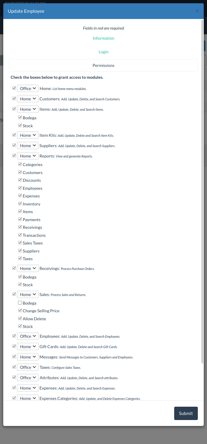 Location sales not selected · Issue #2697 · opensourcepos/opensourcepos · GitHub