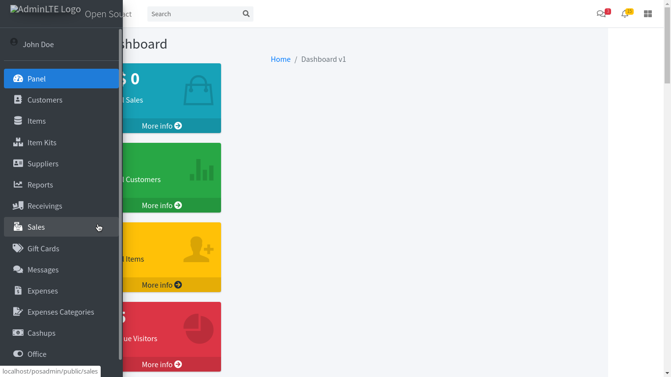 OSPOS+AdminLTE = ? · Issue #2685 · opensourcepos/opensourcepos · GitHub