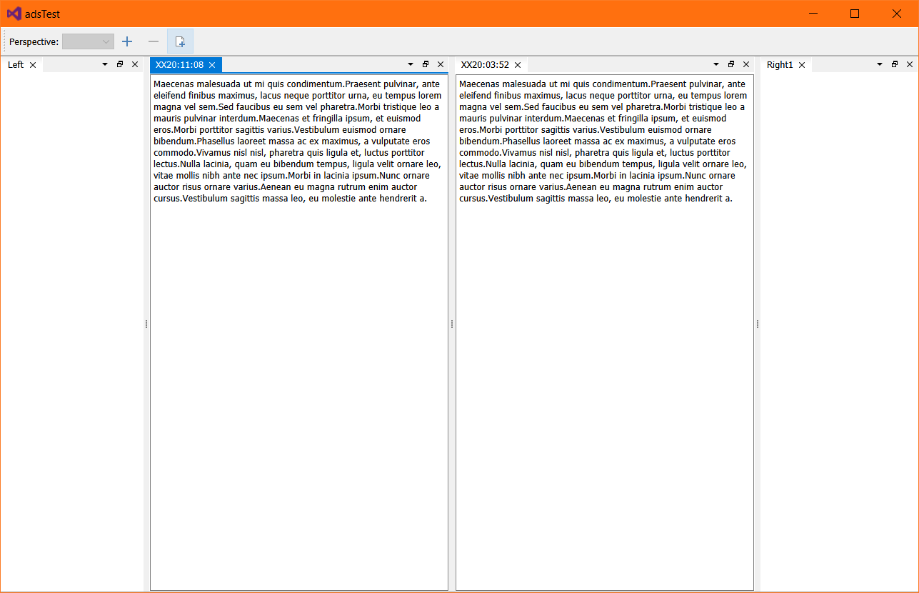 Keep specific docks at constant size when inserting new docks · Issue ...