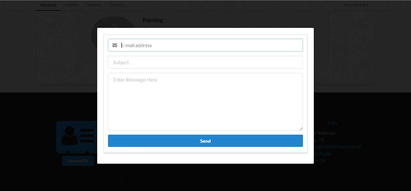 GitHub - andromeda-saint/Portfolio-Site-Template: Single Page App Portfolio Website Template ...