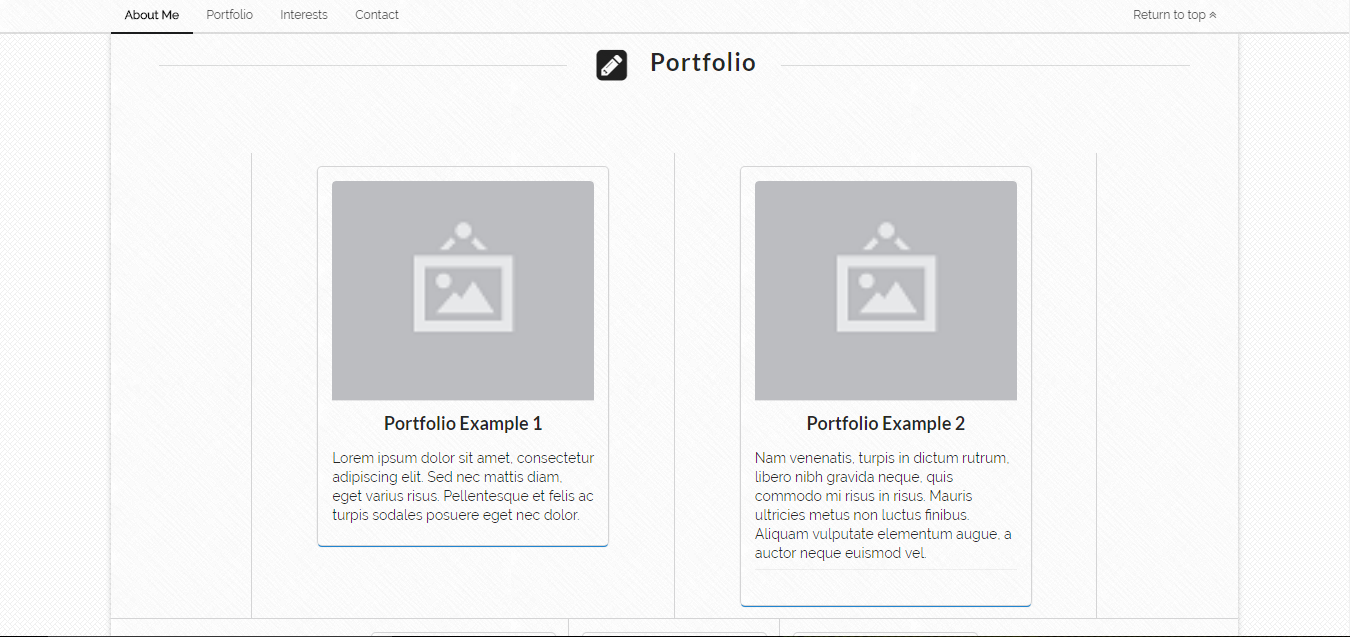 GitHub - andromeda-saint/Portfolio-Site-Template: Single Page App Portfolio Website Template ...