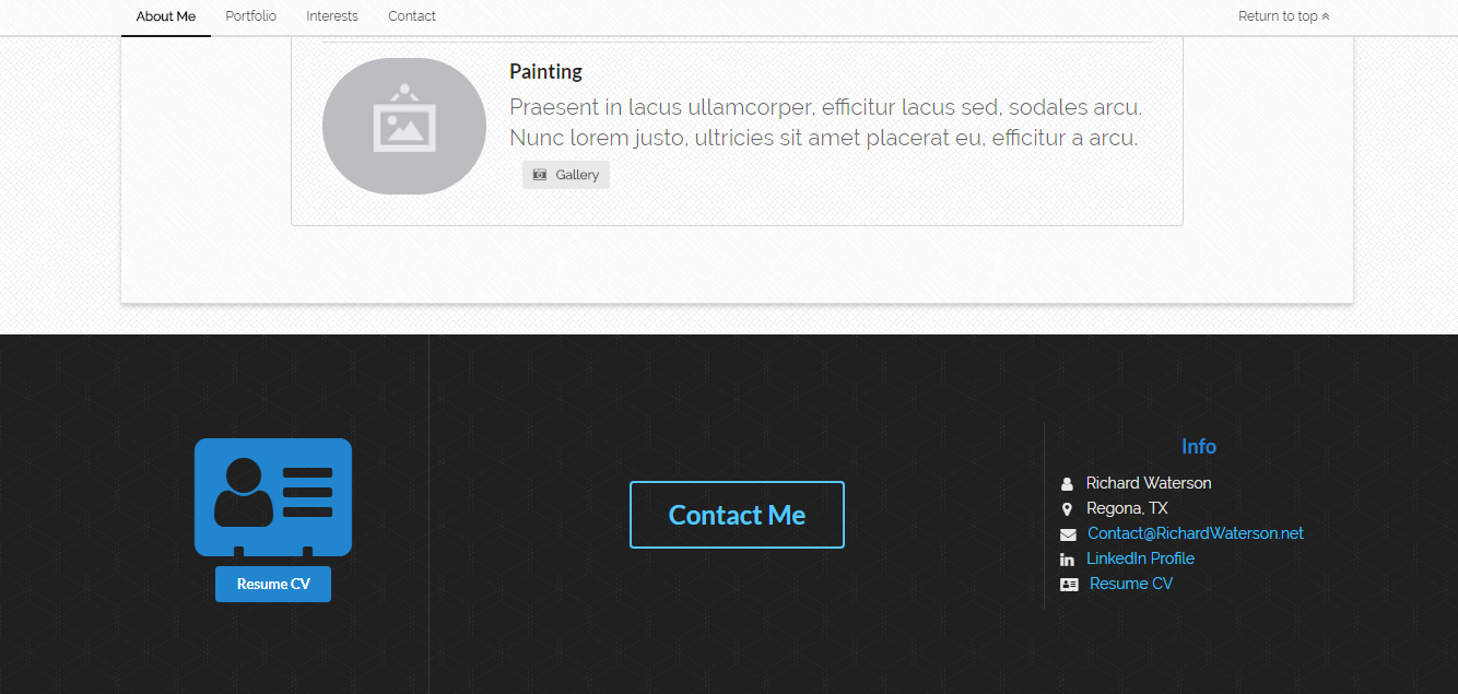 GitHub - andromeda-saint/Portfolio-Site-Template: Single Page App ...
