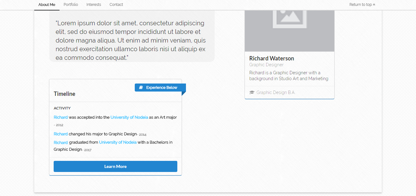 GitHub - andromeda-saint/Portfolio-Site-Template: Single Page App Portfolio Website Template ...