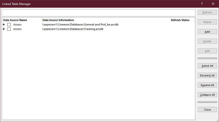 Data Source for Linked tables that reside in the same folder as the Source not saving absolute ...