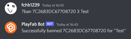 GitHub - fchb1239/PlayFab-Discord-Bot: A Discord bot that lets you ban ...