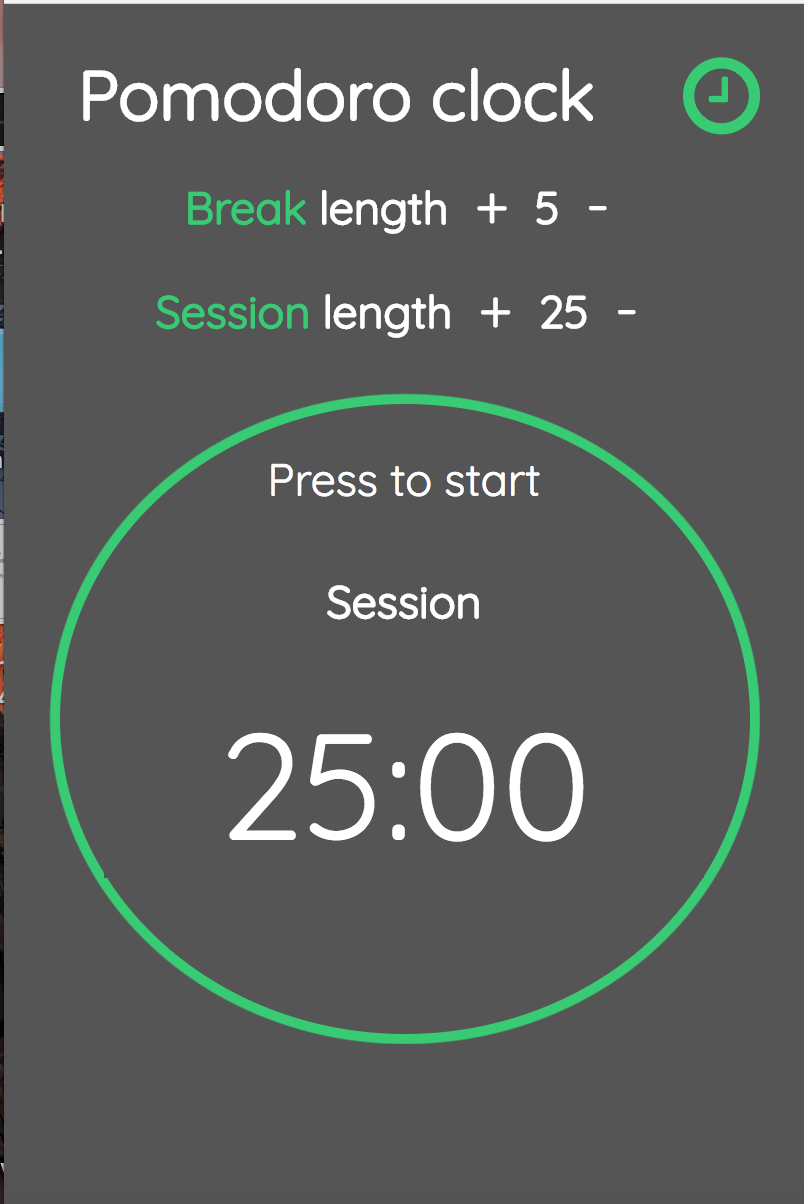 GitHub - kevinlo123/Pomodoro-clock: A pomodoro clock built with JS