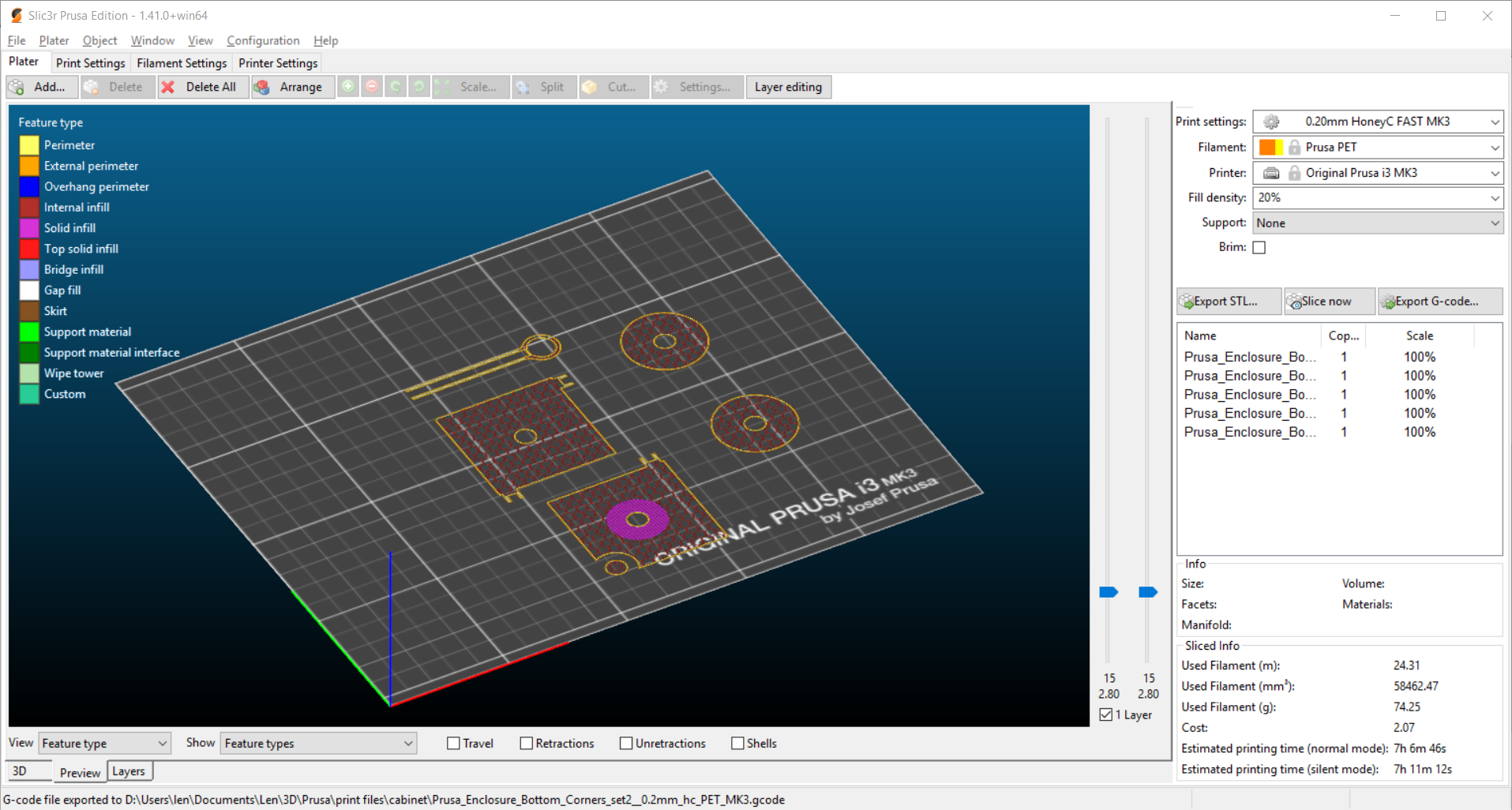 honeycomb infill layer inserted between solid infill layers · Issue #1440 · prusa3d/PrusaSlicer ...