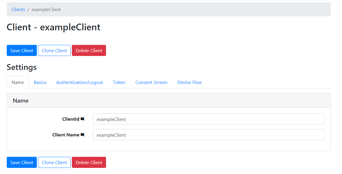 Example client · Issue #375 · skoruba/IdentityServer4.Admin · GitHub