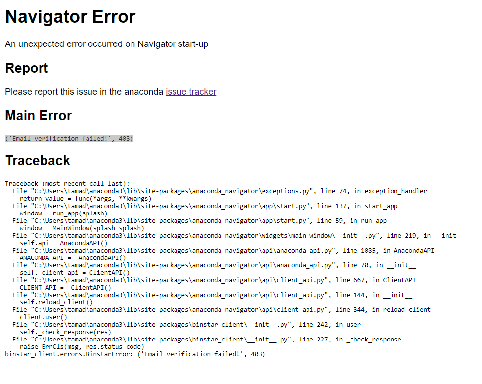 email verification failed error 403 · Issue #13238 · ContinuumIO/anaconda-issues · GitHub