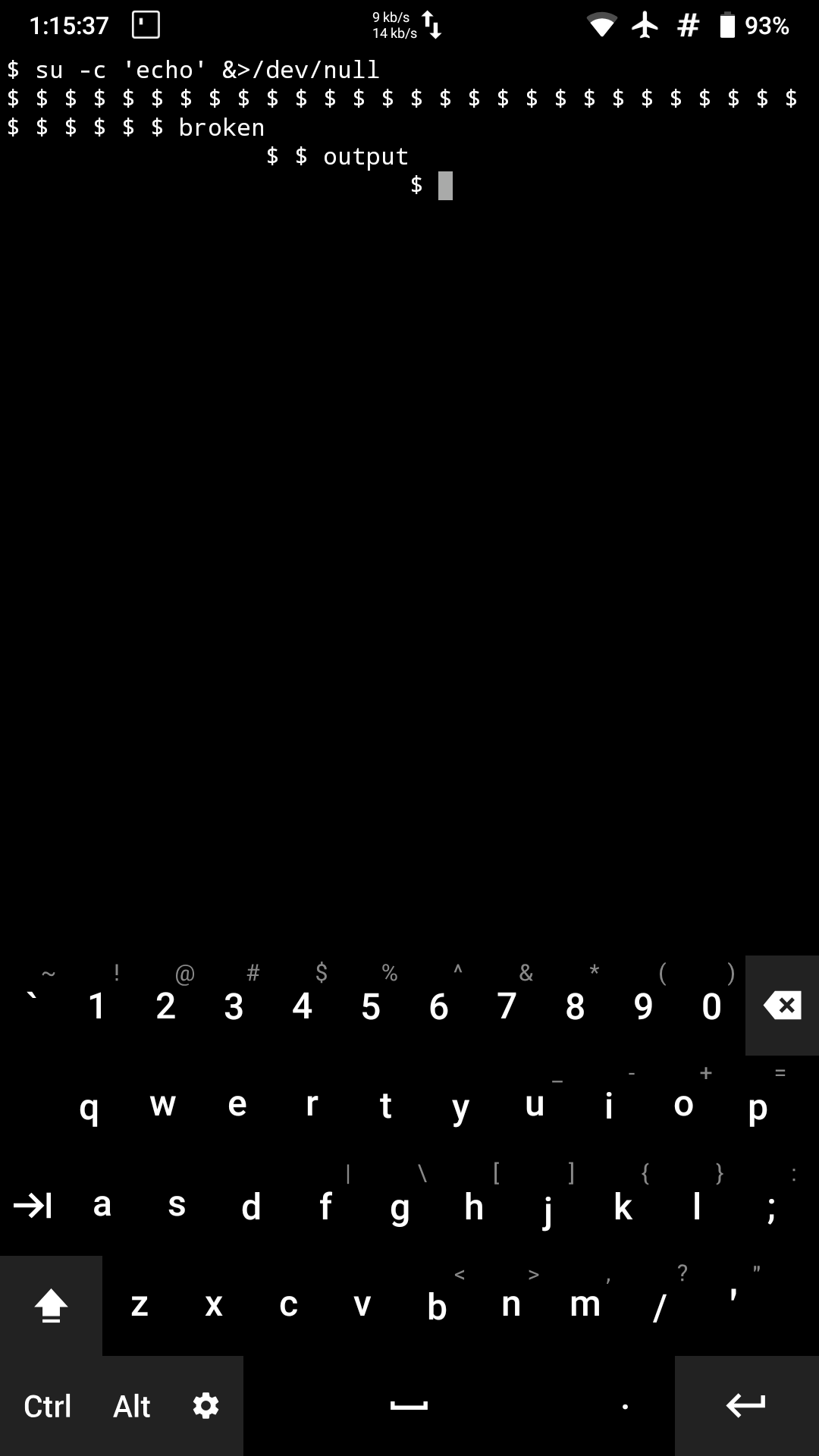 Stdout Breaks And Stdin Is Hidden Until Reset · Issue 1396 · Termuxtermux App · Github