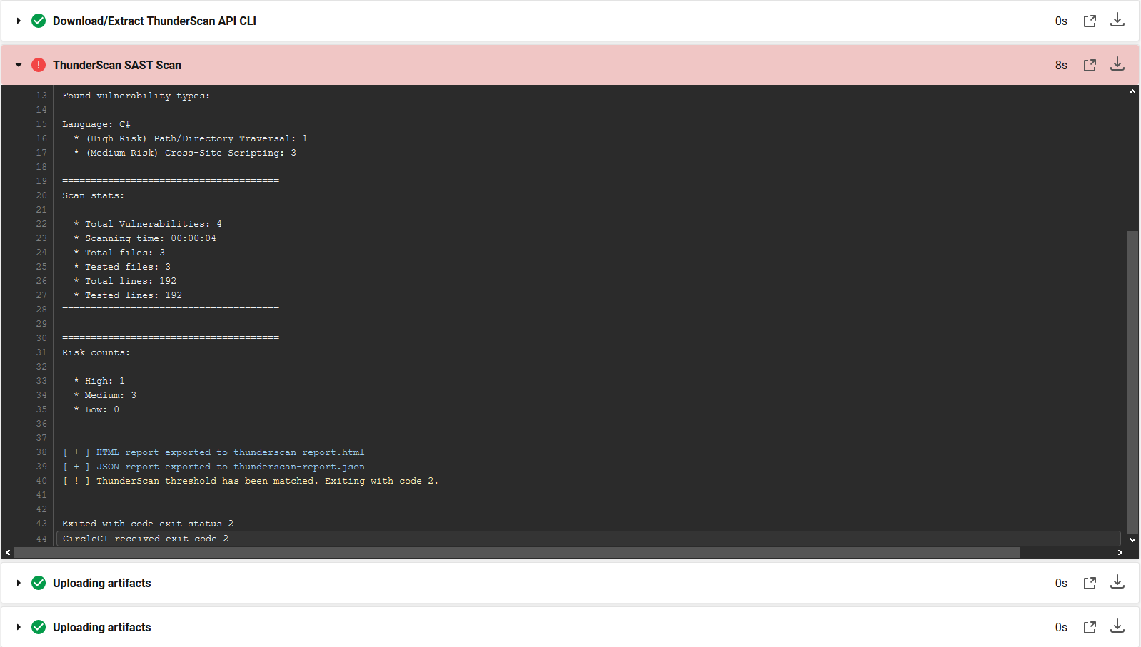 GitHub - defensecode/thunderscan-orb