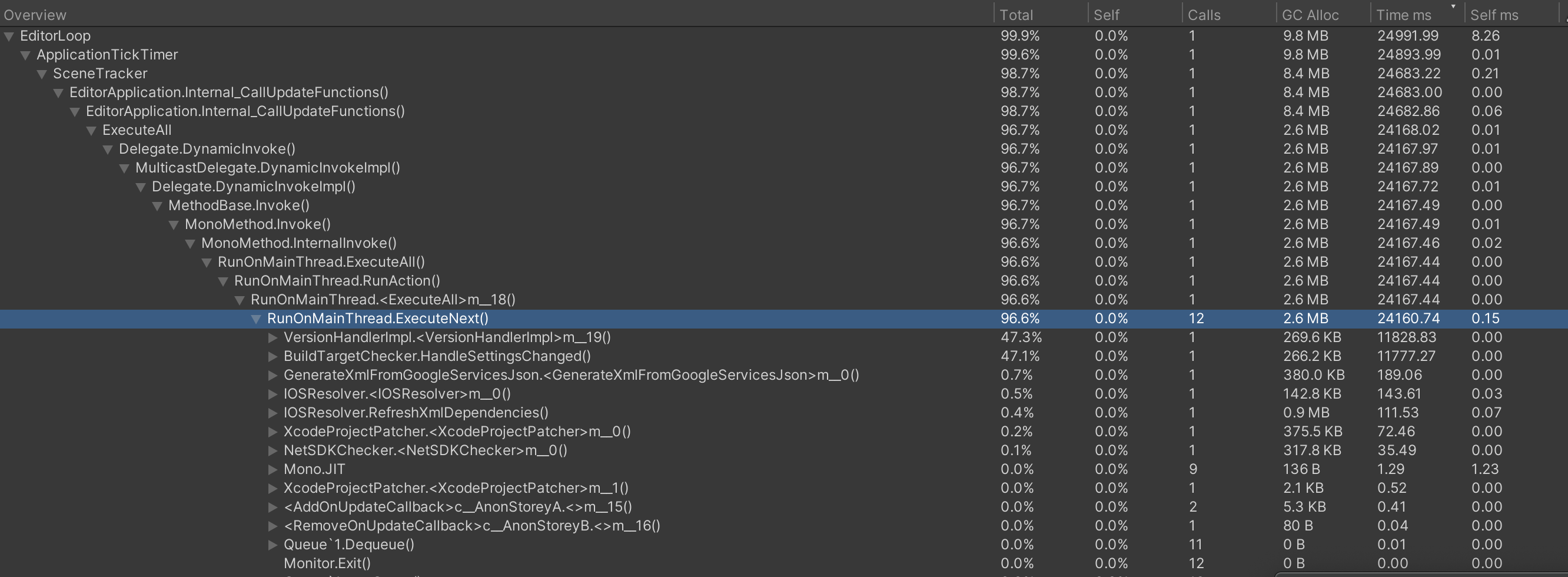 PlayServiceResolver makes Unity editor freeze 30s for entering Play mode or user script ...
