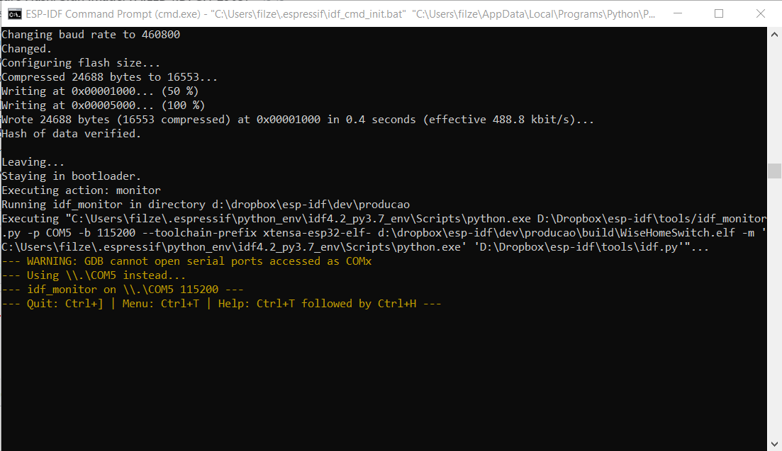 Secure Boot, Secure Flash, Sign image, FAILED (IDFGH-2905) · Issue ...