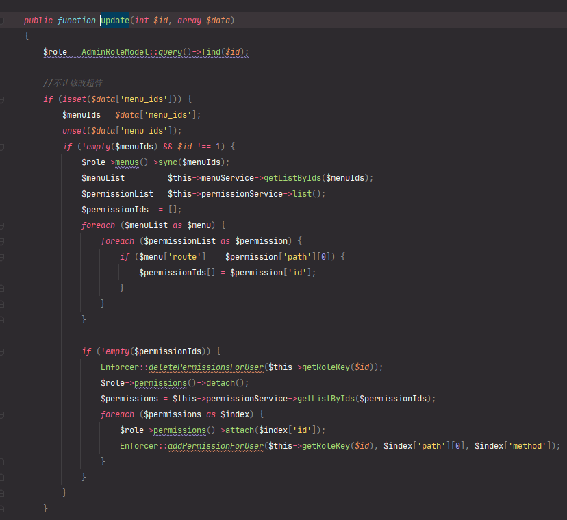 修改权限后，不生效 · Issue #1 · donjan-deng/hyperf-casbin · GitHub