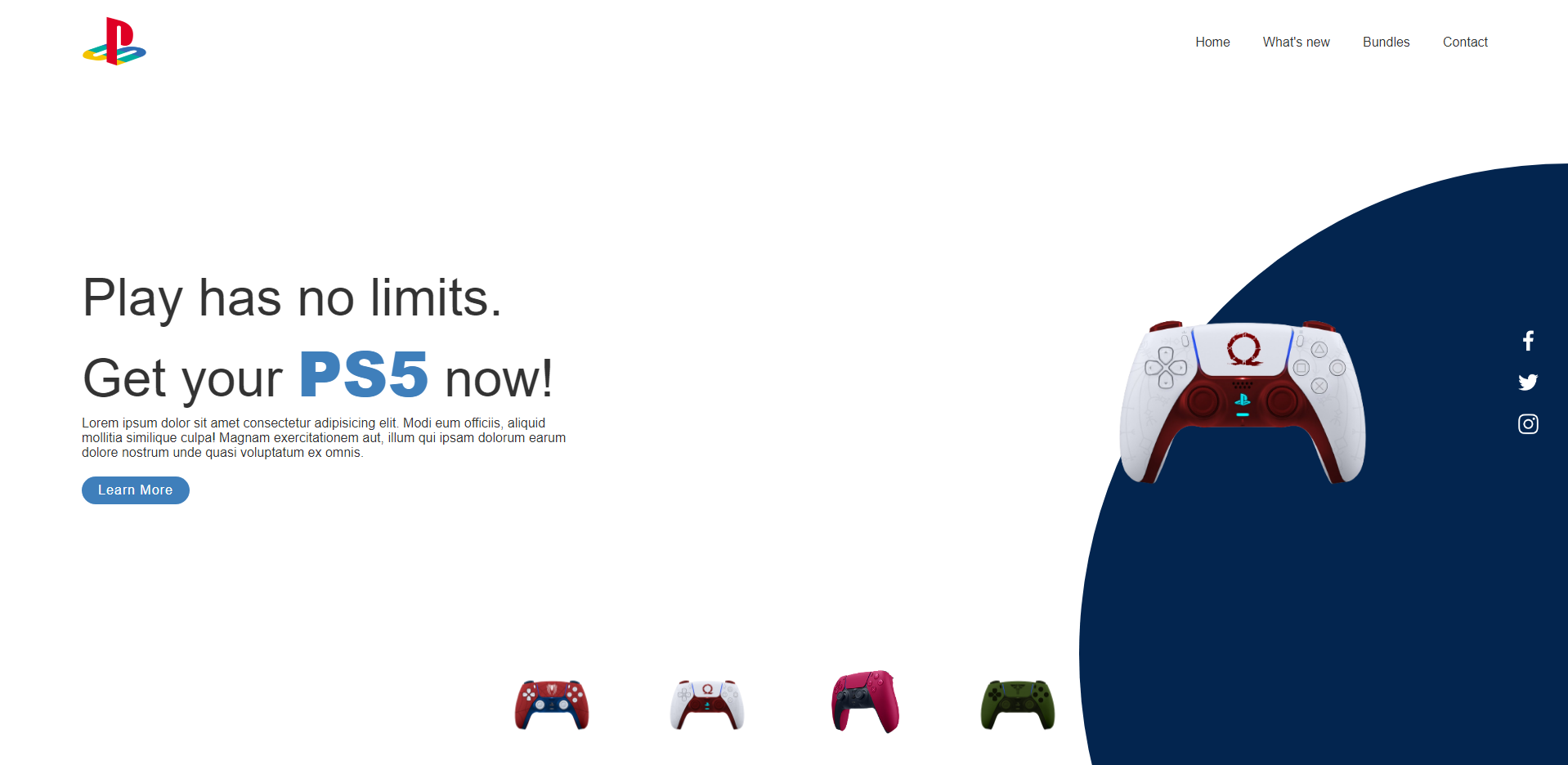 GitHub - sdharawatnet/ps5_landing_page: PS5 experimental landing page