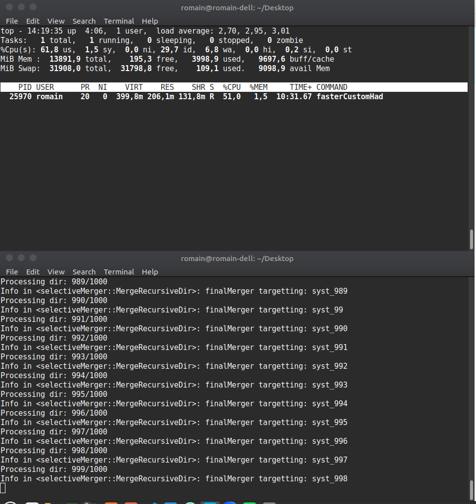 Huge RAM consumption of the hadd command for input files with several directories · Issue #13531 ...