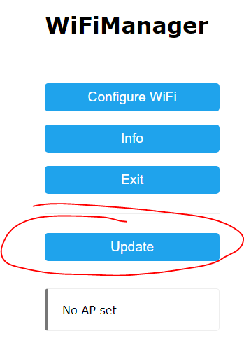 how could i disable main screen update button. · Issue #1262 · tzapu/WiFiManager · GitHub