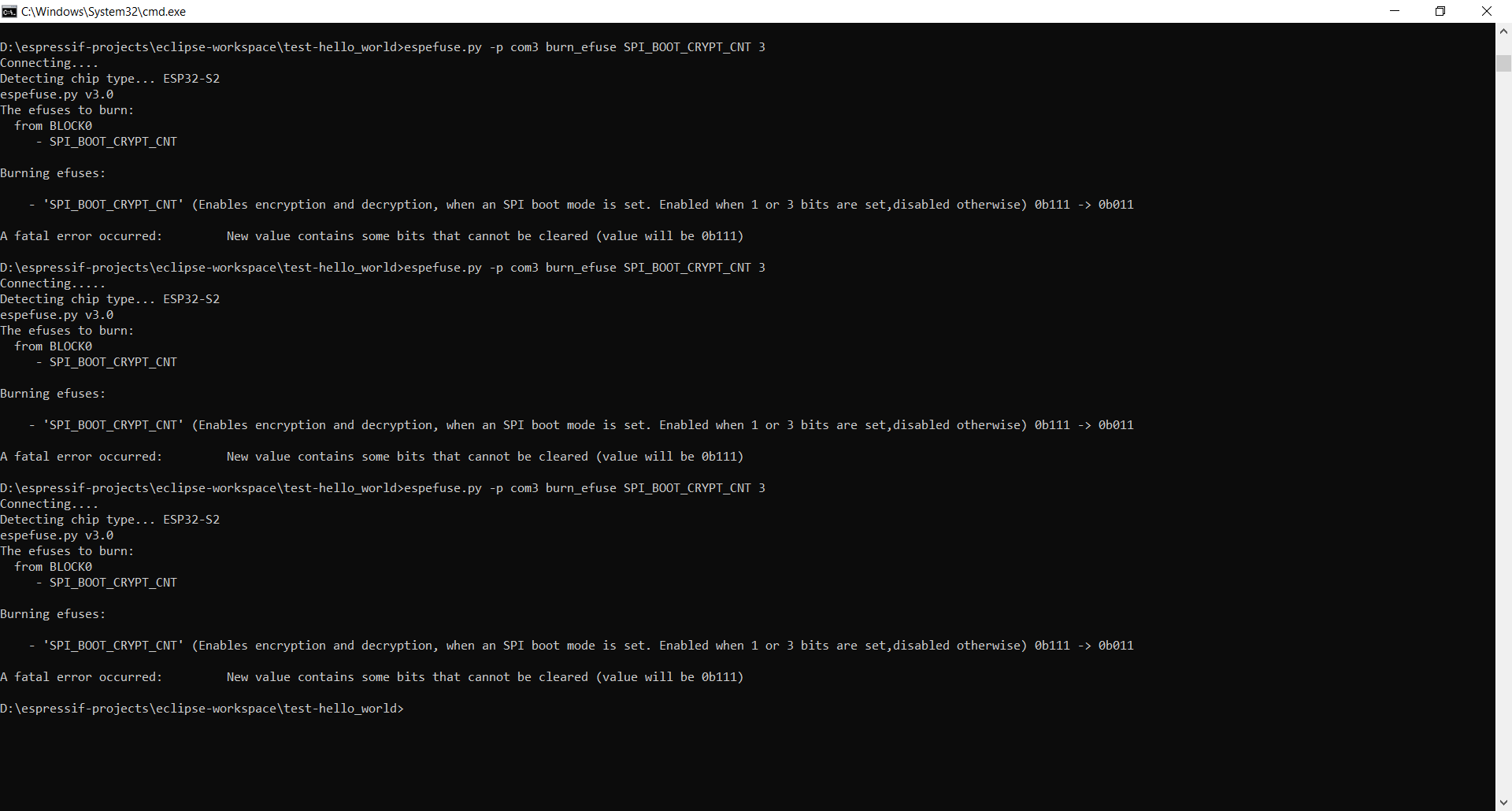 Failed To Disabling Flash Encryption Idfgh 5031 · Issue 6817 · Espressifesp Idf · Github 1045