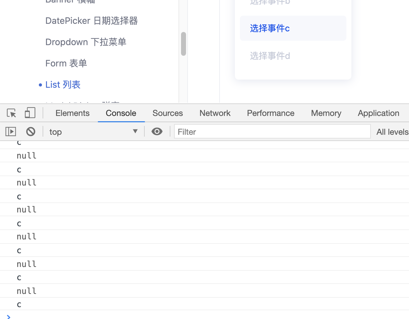 [List] 点击两次同一项 第二次传给 onChange null · Issue #424 · growingio/gio-design · GitHub
