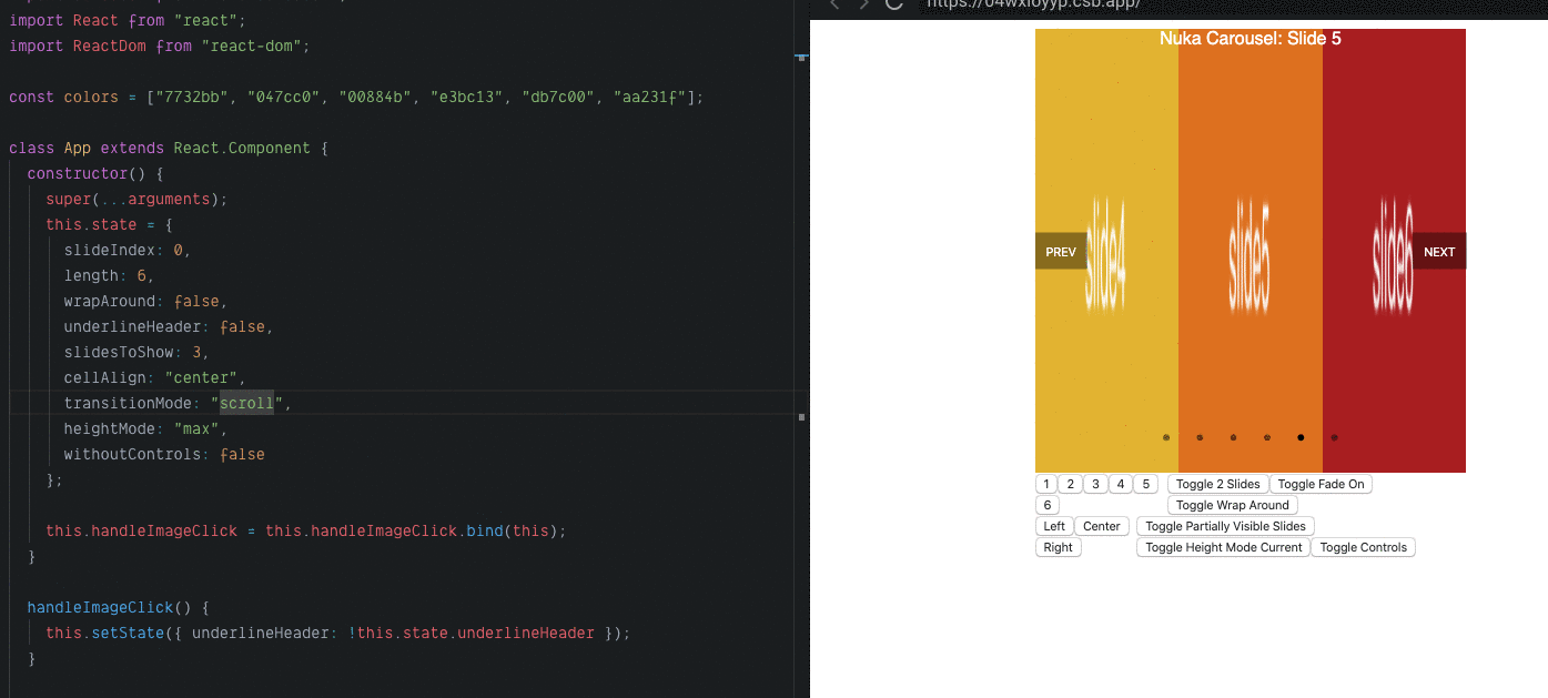Impossible To Select Last Images When Swiping · Issue 587 · Formidablelabs Nuka Carousel · Github