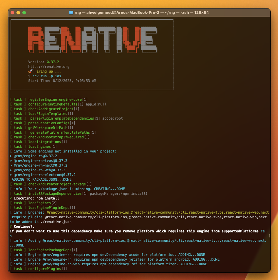 Peer Deps And New Project · Issue 1085 · Flexn Io Renative · Github