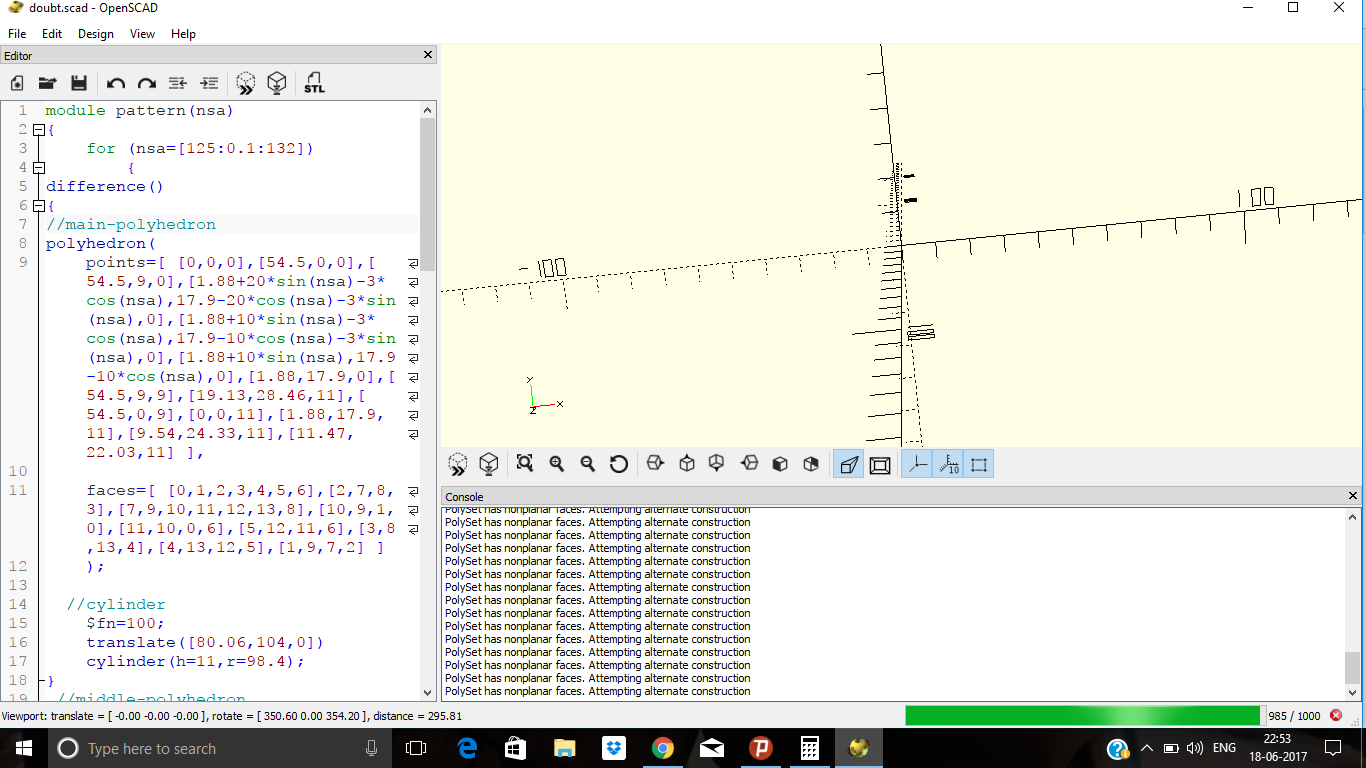 Rendering is not completing and getting stuck... · Issue #2061 · openscad/openscad · GitHub