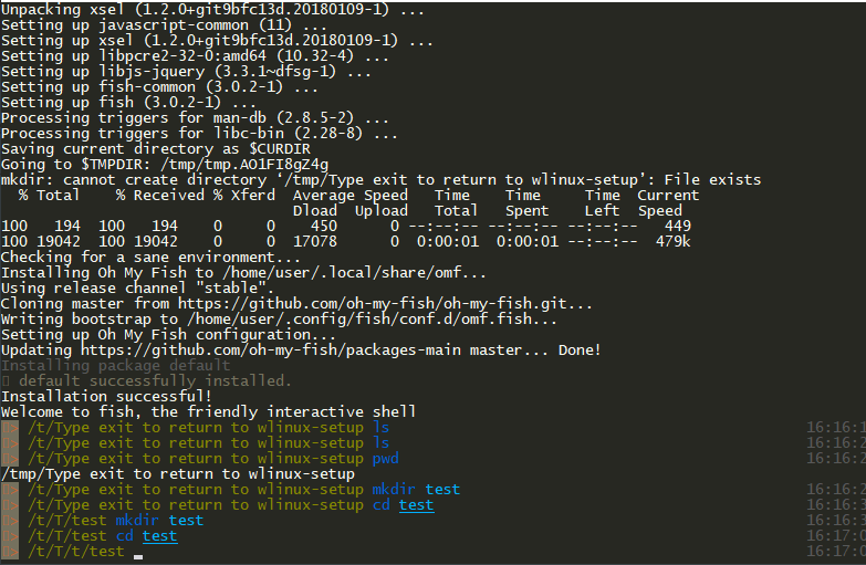 fish install is a bit messy · Issue #378 · WhitewaterFoundry/Pengwin ...