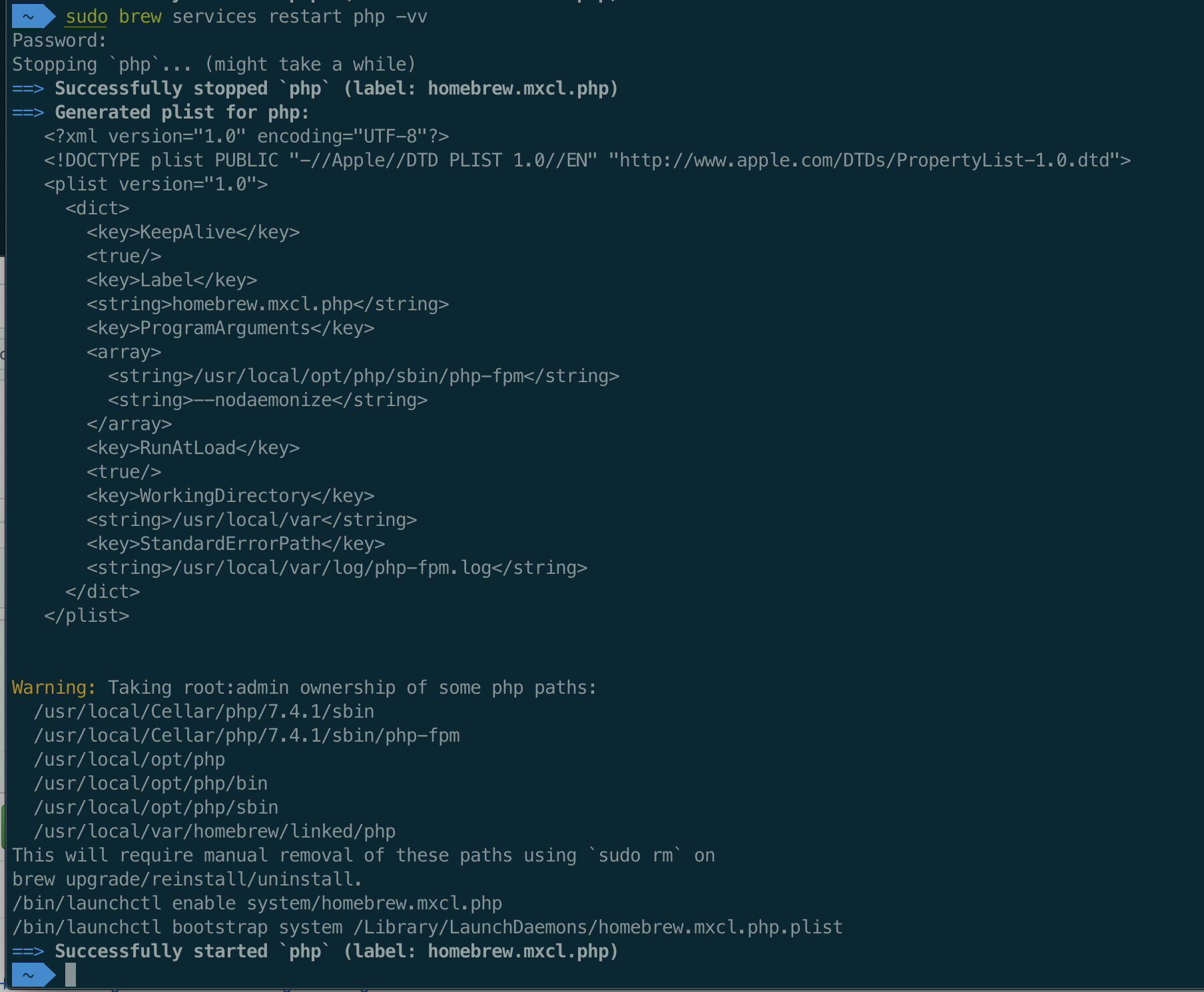 Updating to Valet version 2.8.1 on macOs 10.15.2 with php 7.4 - 504 Gateway Time-out · Issue ...