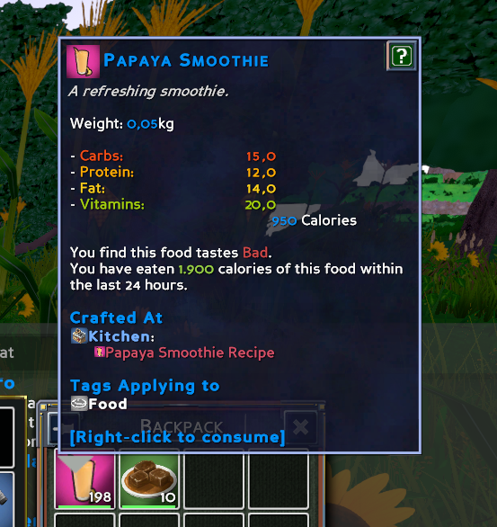 [Staging 2425][Bug][UI] Modded Food No Shelflife in Tooltip · Issue ...